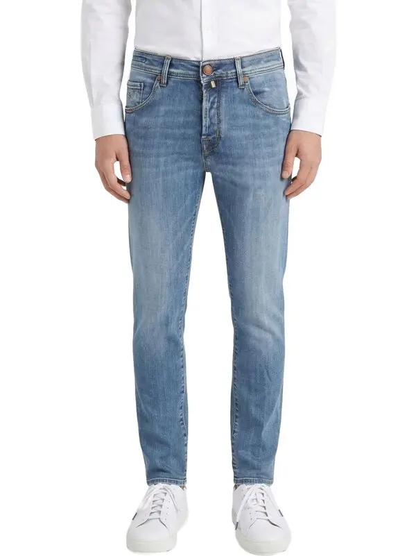 Jacob Cohen Slim Fit Stretch Denim Jeans - Blue