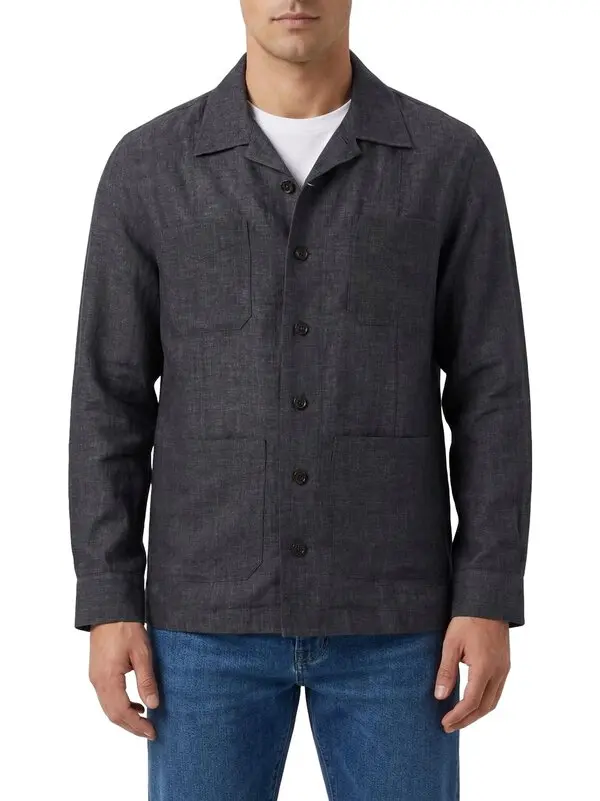 Brunello Cucinelli Linen Shirt - Black