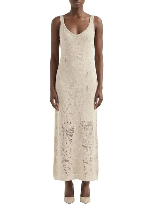 Brunello Cucinelli Sleeveless Dress - Beige