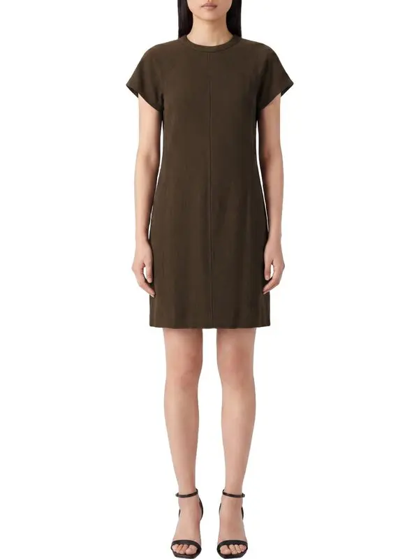 Brunello Cucinelli Short Sleeve Dress - Brown