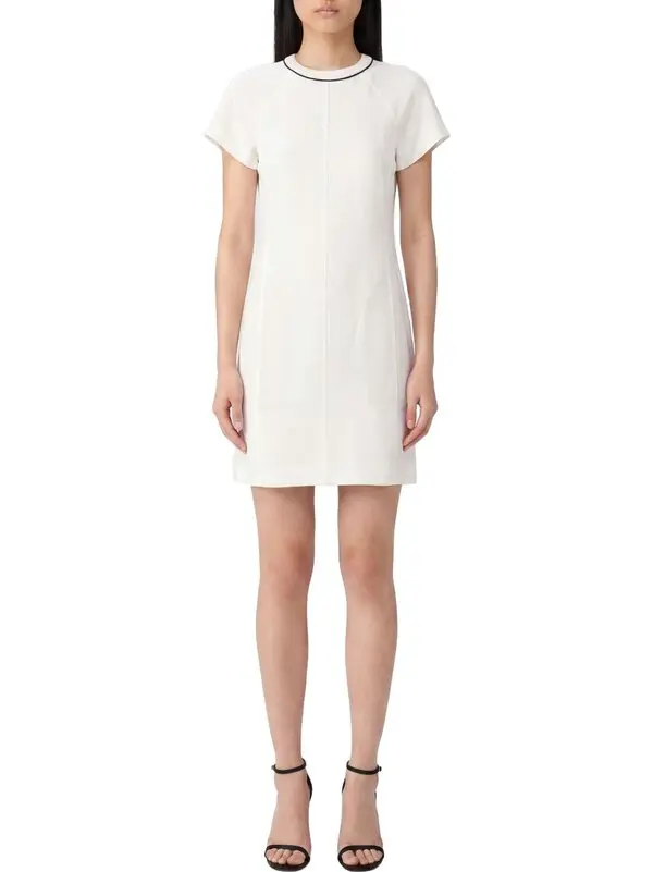 Brunello Cucinelli Short Sleeve Dress - White