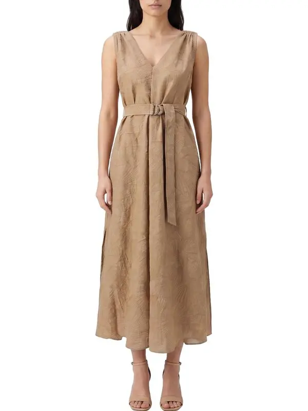 Brunello Cucinelli Midi Dress - Brown