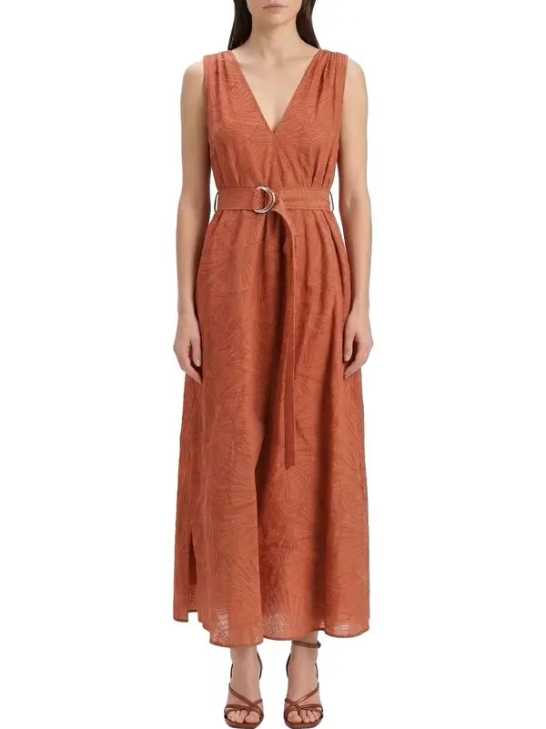 Brunello Cucinelli Midi Dress - Orange