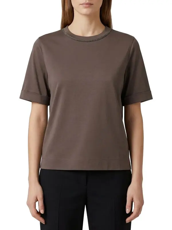 Brunello Cucinelli T-shirt - Brown