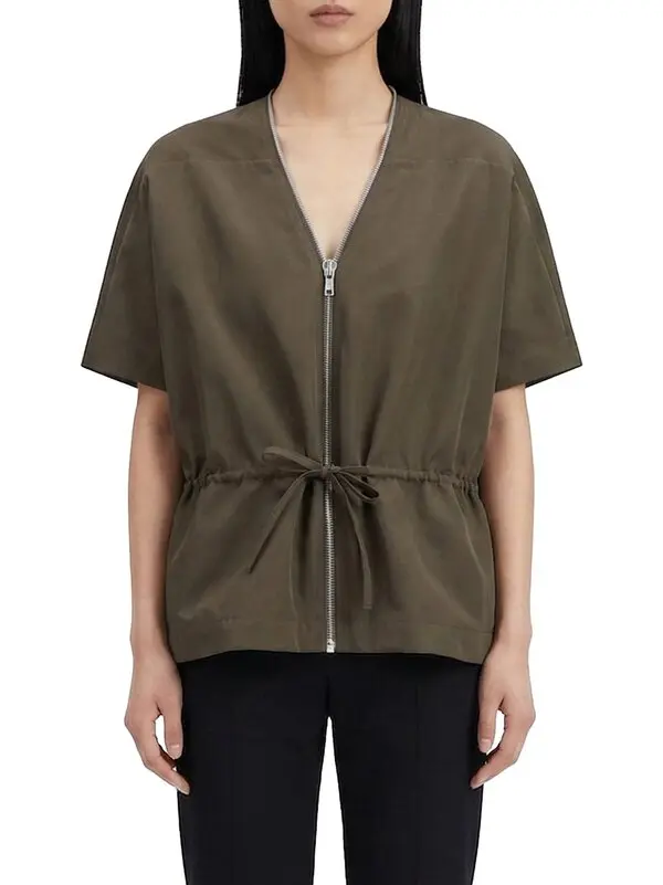 Rick Owens Technical Fabric Sail Jacket - Grey