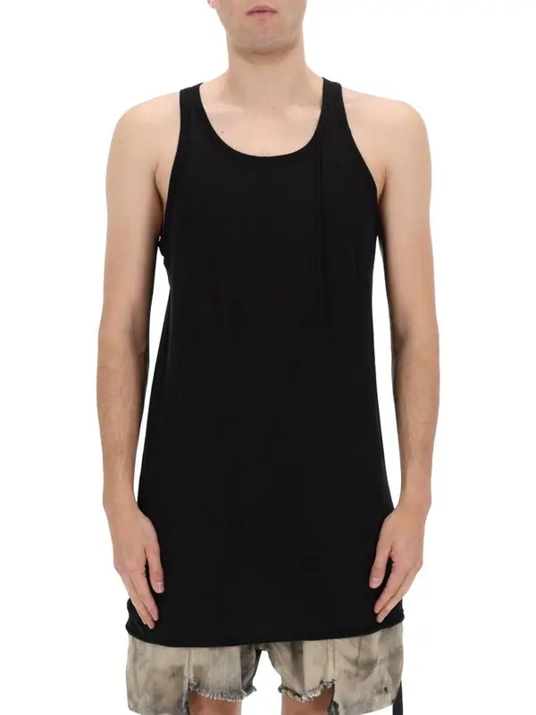 Rick Owens Cotton Tank Top - Black