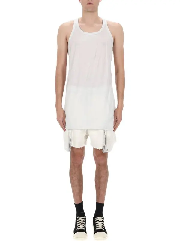 Rick Owens Cotton Tank Top - White