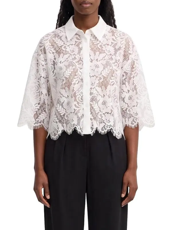 Michael Kors Lace Shirt - White