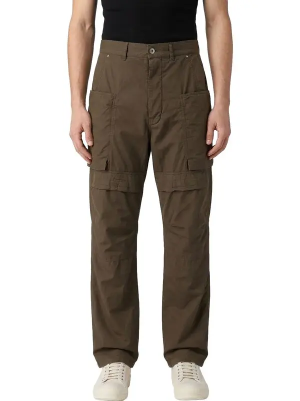 Rick Owens Stefan Cotton Cargo Pants - Brown