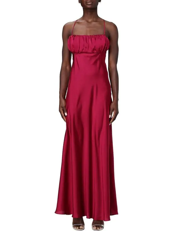 HANITA Maxi Dress - Burgundy