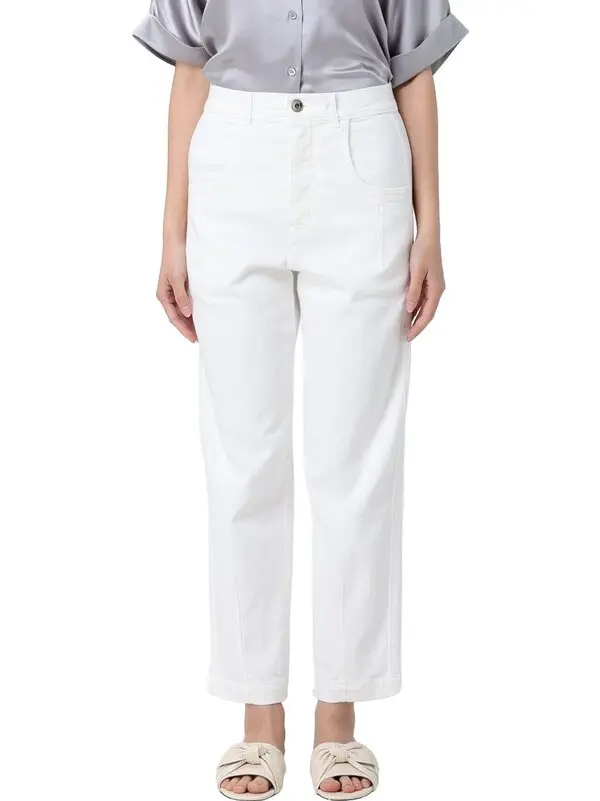 Eleventy Trousers - White