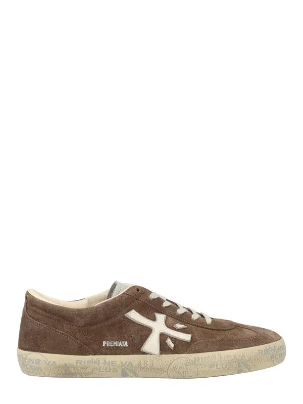 Premiata David Low Top Sneakers - Brown