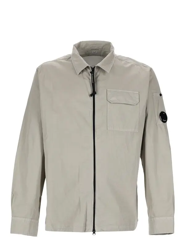 C.P. COMPANY C. P. Company Overshirt Con Zip - Grey