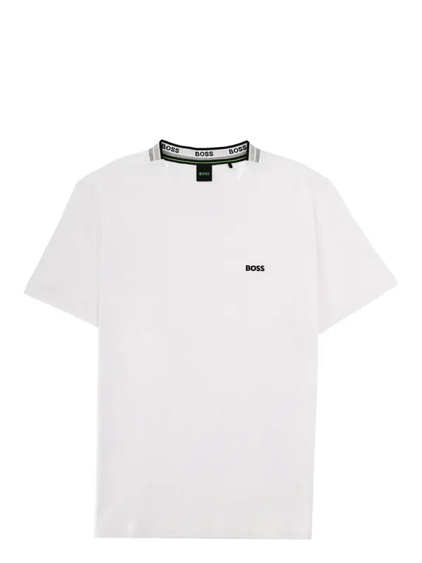 BOSS T-shirt Con Logo - White