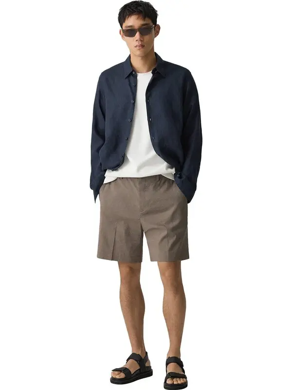 Theory Standard Short In Good Linen - Morel
