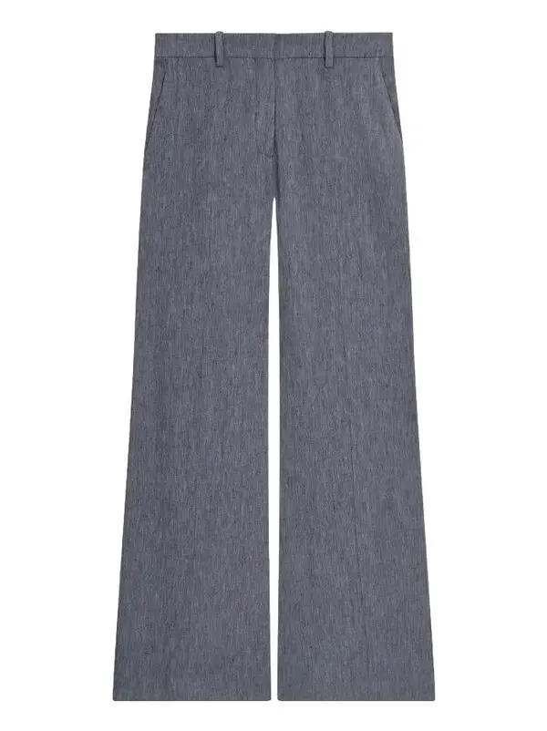 Theory Wide-leg Pant - Ink Blue