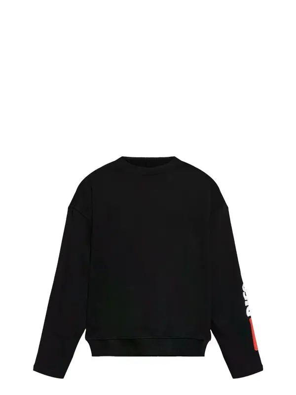 DIESEL® Graphic Print Crewneck Sweatshirt - Black