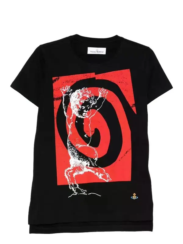 VIVIENNE WESTWOOD Swirl Peru T-shirt - Black