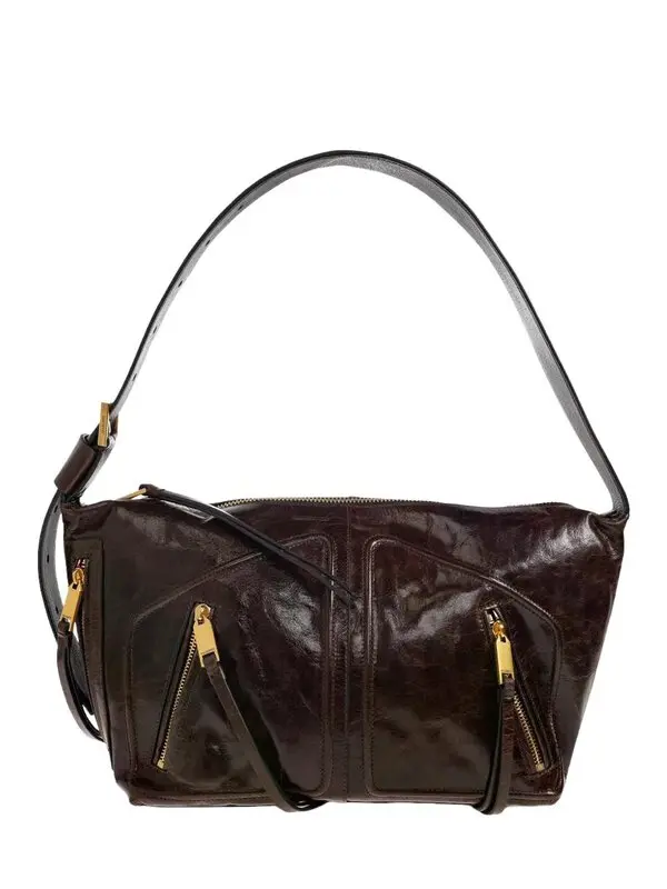 ALLSAINTS Leather Shoulder Bag - Brown