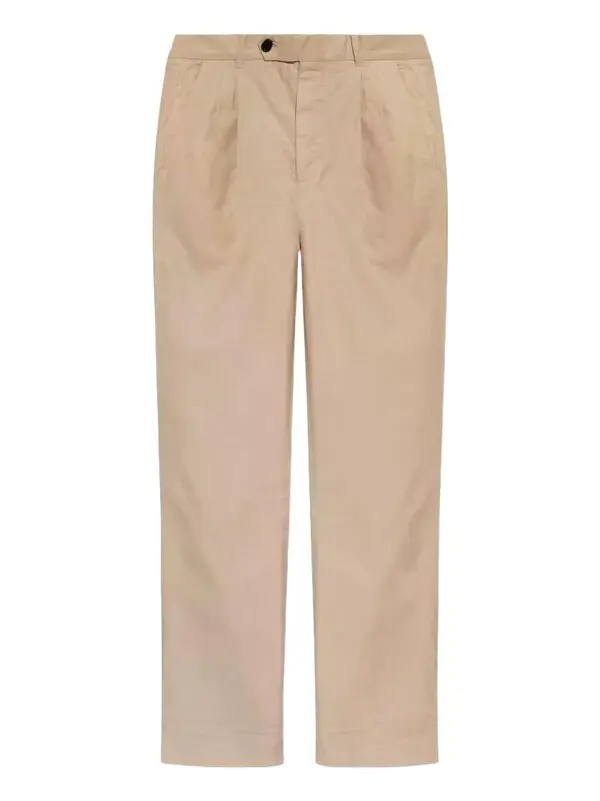 ALLSAINTS Pleated Straight-leg Trousers - Neutrals