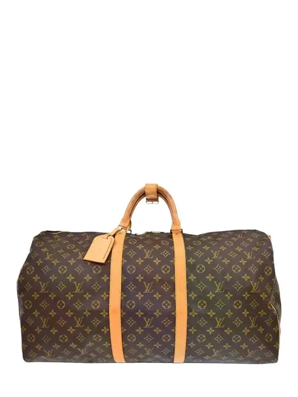 LOUIS VUITTON 2001 Monogram Bandouliere Bag - Brown