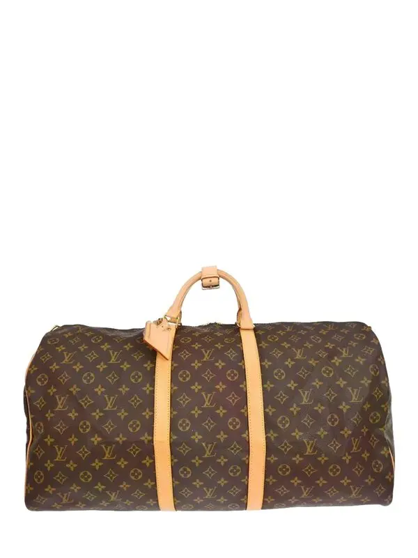 LOUIS VUITTON 2001 Monogram Travel Bag - Brown