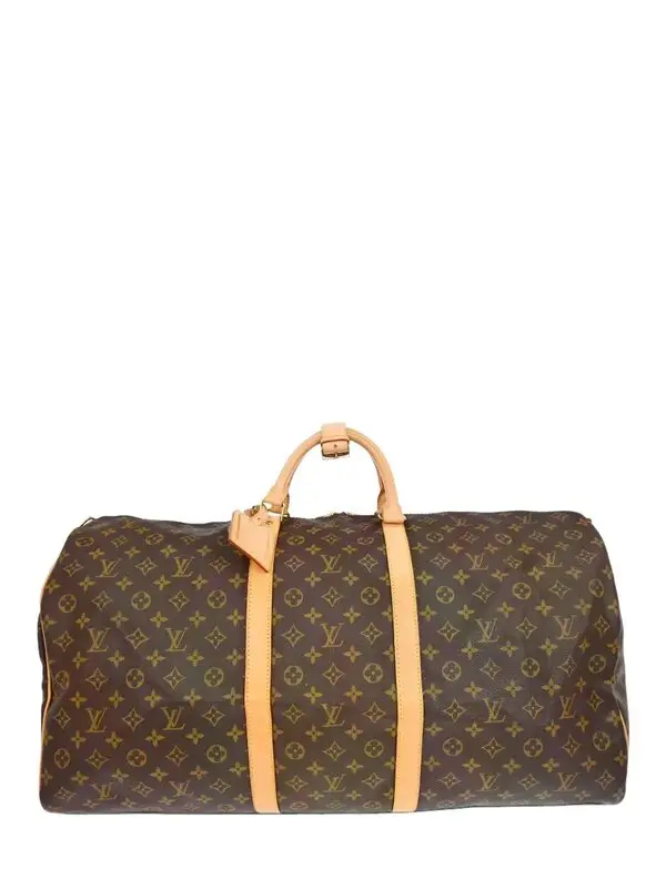 LOUIS VUITTON 2001 Monogram Travel Bag - Brown
