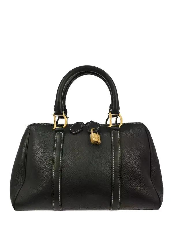 Dior 2001 Top-handle Handbag - Black