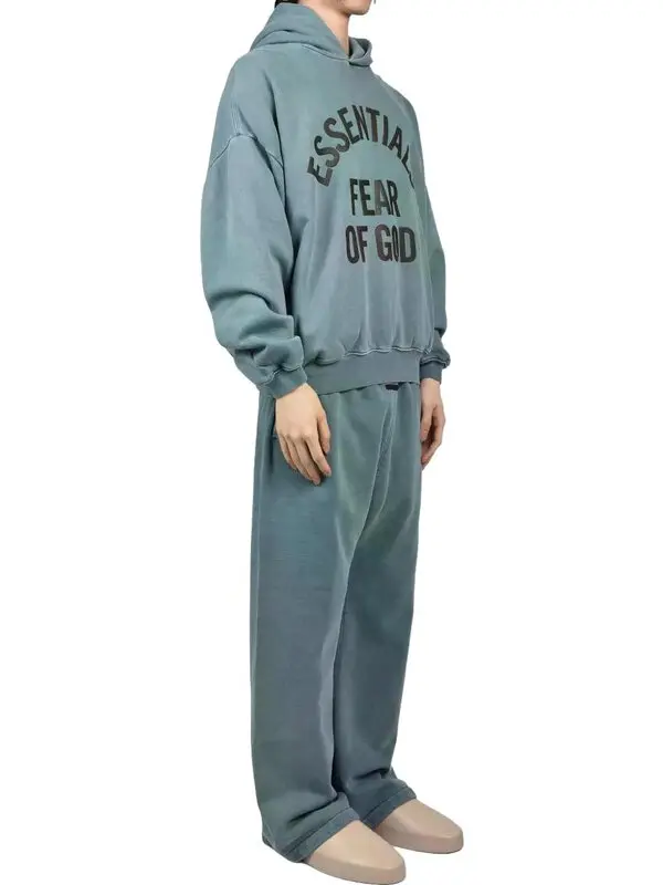 Fear Of God Campus 90s Printed Hoodie - Green