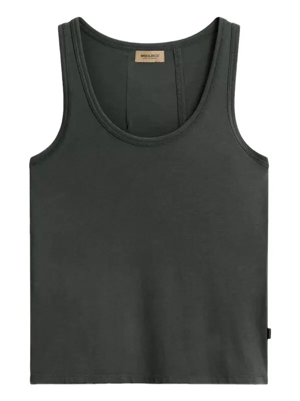 Woolrich Round Neck Vest Top - Green
