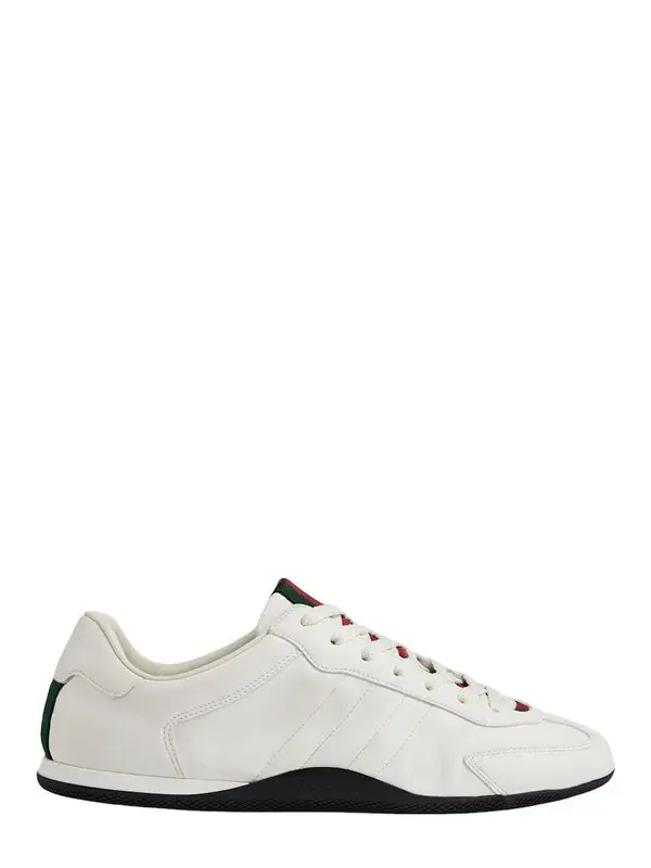 Gucci Shift Leather Sneaker - White