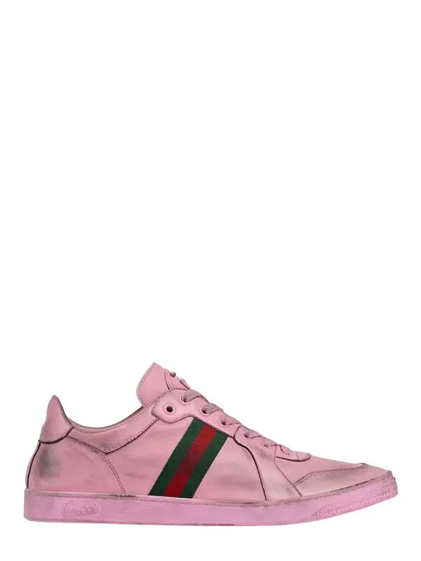 Gucci Leather Low-top Sneakers - Pink