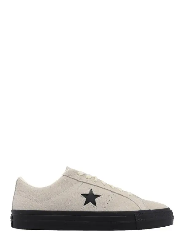 CONVERSE Cons One Star Pro Vintage Suede Ox - Egret/black