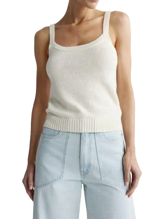DL1961 July Linen Sweater Tank - Natural
