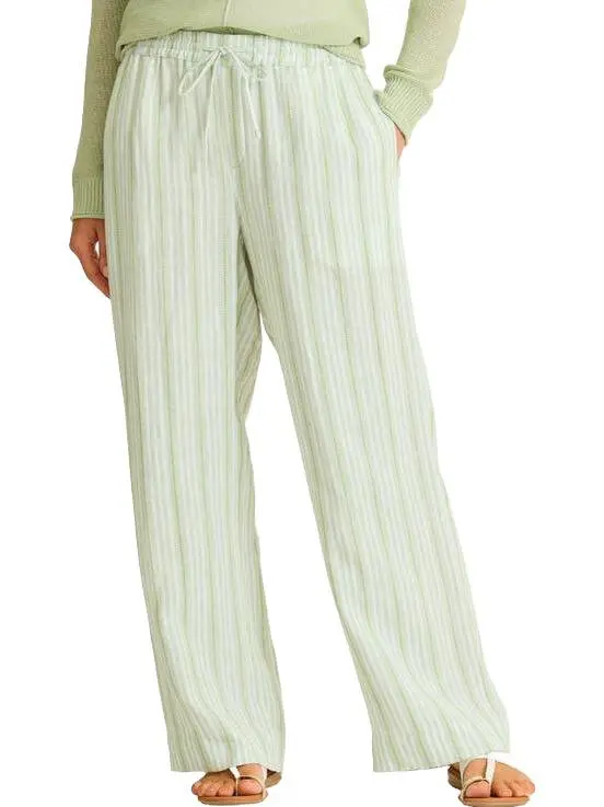Tommy Bahama Beach Breeze Dobby Wide Leg Pants - Light Margarita