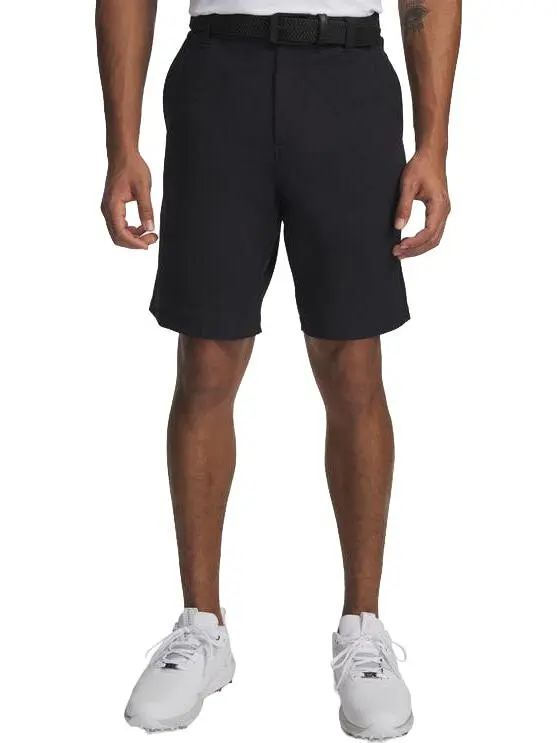 Under Armour Stretch-twill Drive Shorts - Black