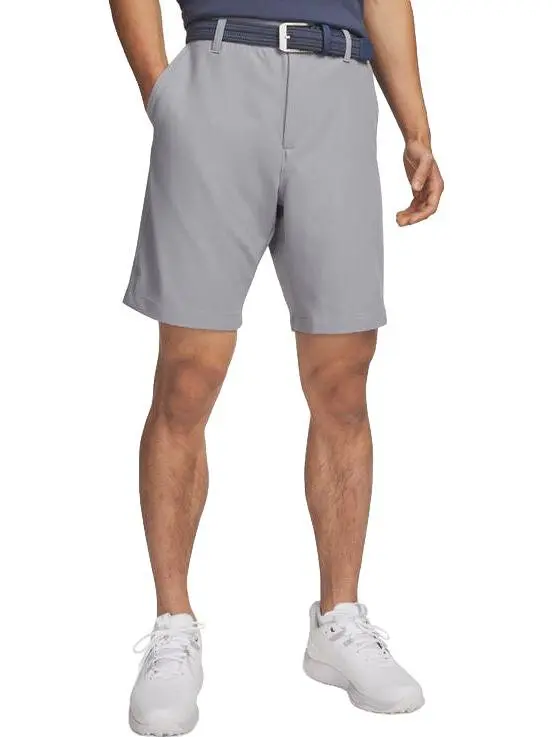Under Armour Stretch-twill Drive Shorts - Steel