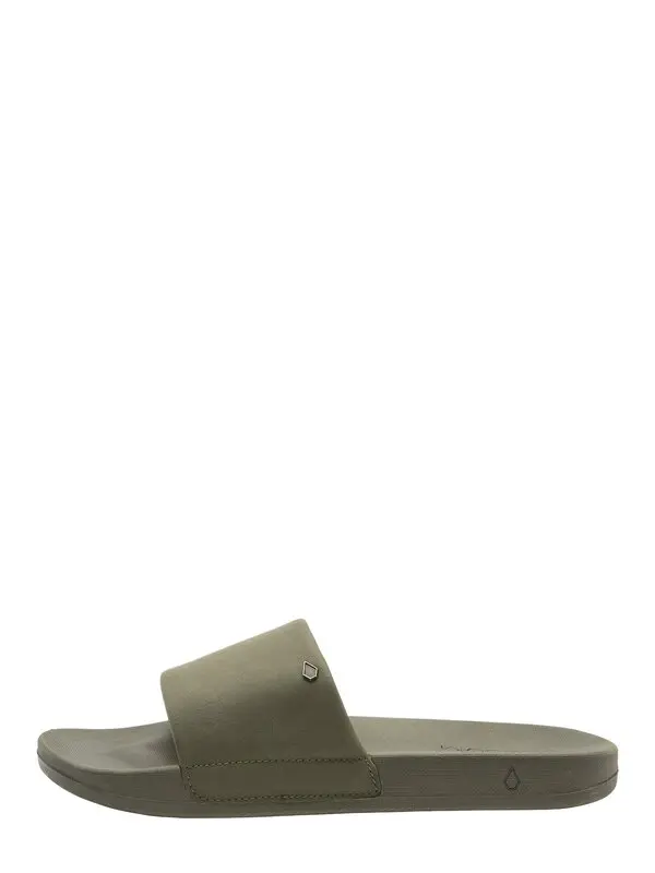 Volcom Volcation Slides - Olive