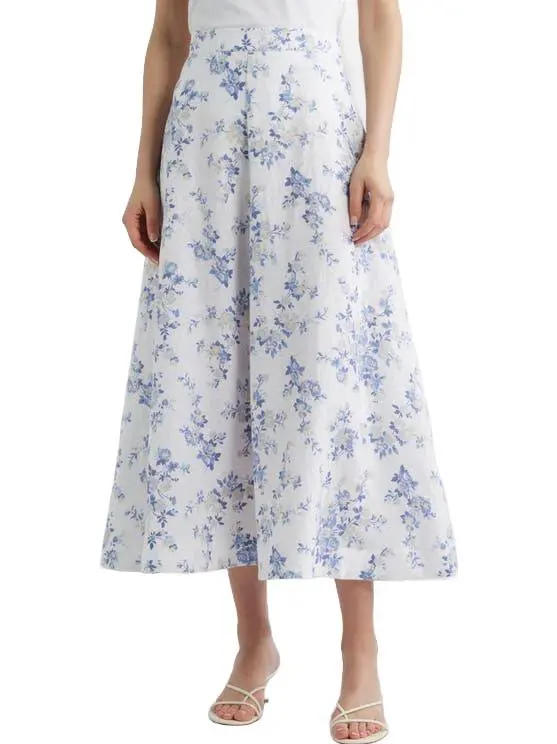 REFORMATION Peony Floral Skirt - Lana