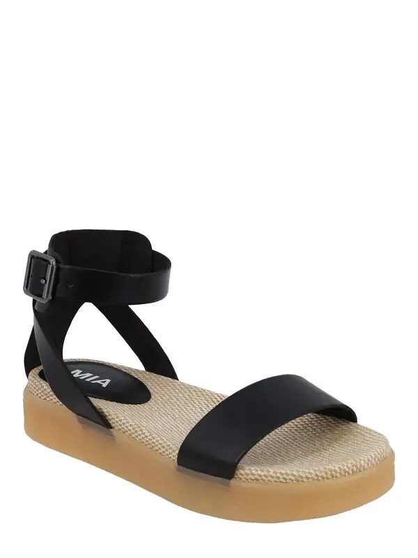 Mia Platform Sandal - Black