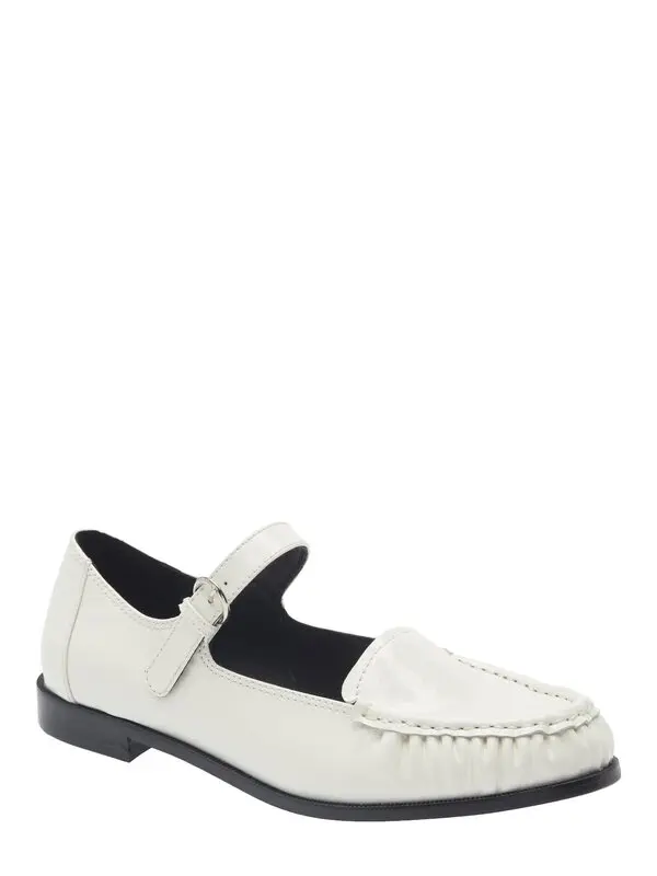 Jeffrey Campbell Lillith Mary Jane Flat - White Patent