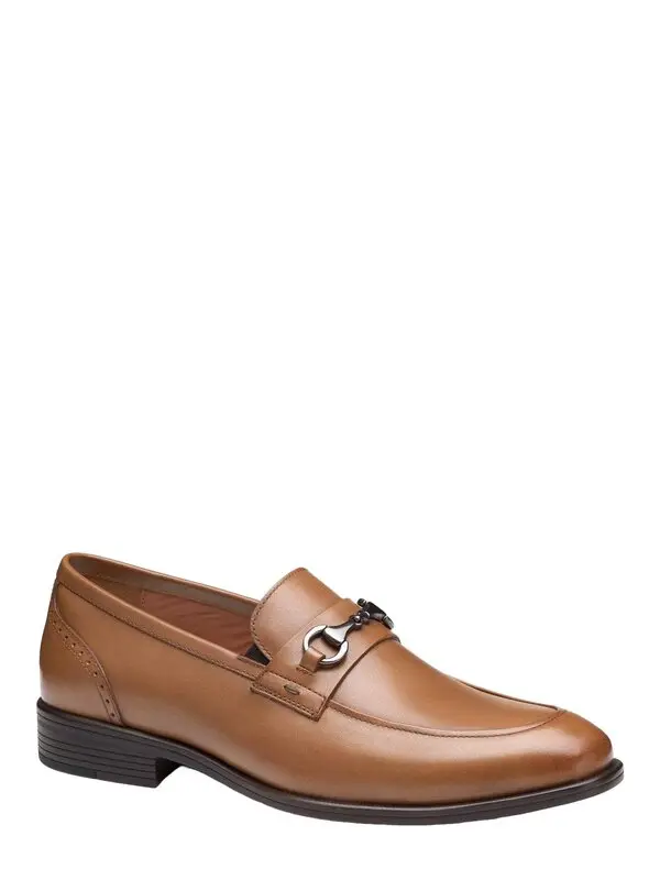 Johnston & Murphy Reeve Bit Loafer - Tan Full Grain