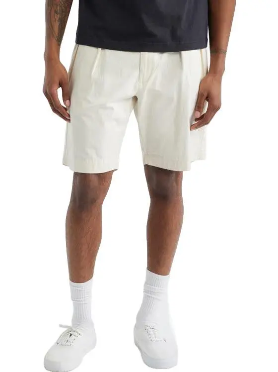 SERVICE WORKS Part Timer Organic Cotton Twill Shorts - Off-white