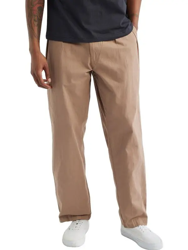 SERVICE WORKS Part Timer Organic Cotton Twill Pants - Mushroom