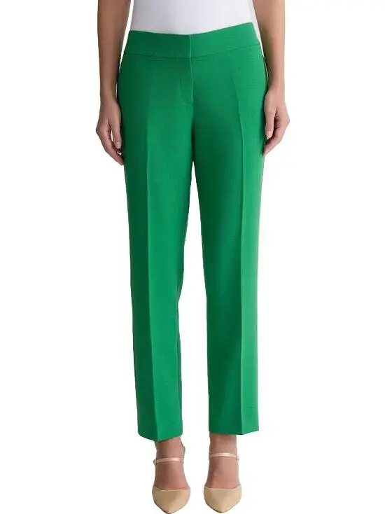KASPER Ava Straight Leg Pants - Lush Green