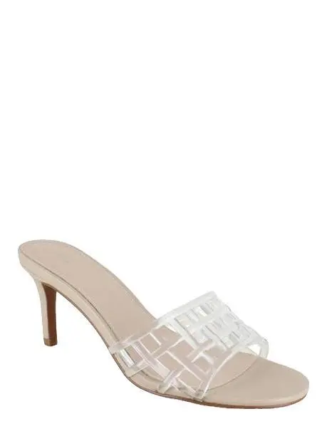 Rebecca Minkoff July Slide Sandal - Clear/nude