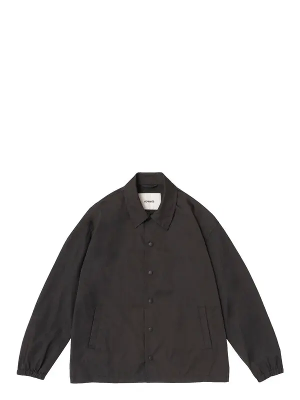 VOWELS Coach Jacket - Black