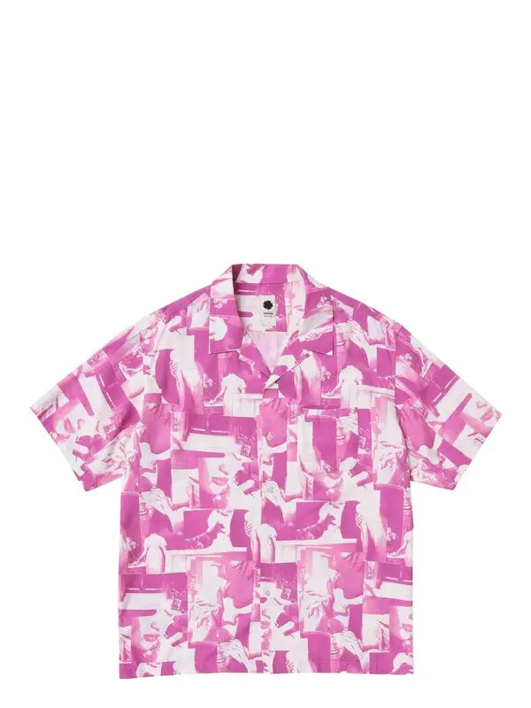 VOWELS Printed Still Shirt - Rose