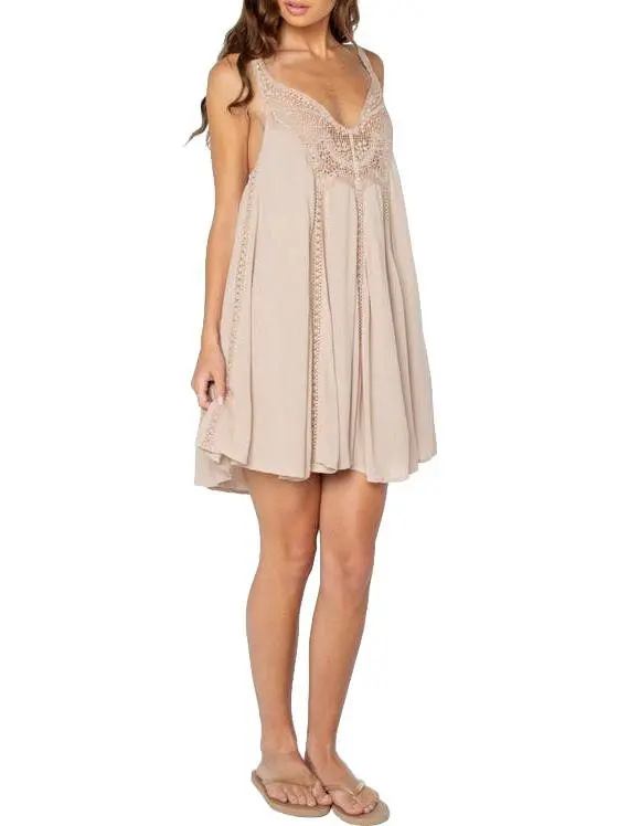 Roxy Sunswept Mini Dress - Doeskin