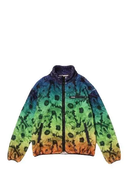 VOWELS Printed Fleece Jacket - Multi